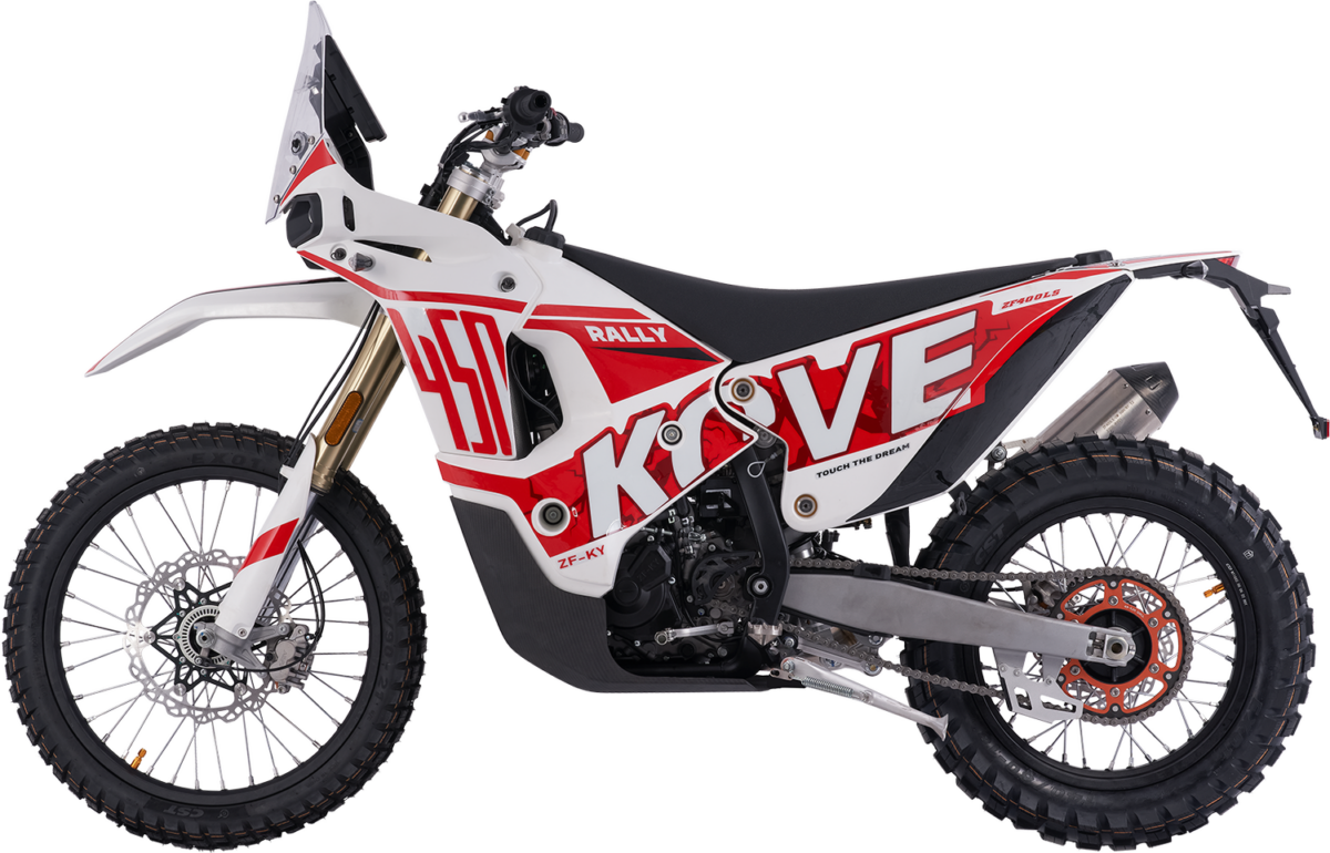 Experience Adventure with the KOVE 450 Rally High Seat Edition