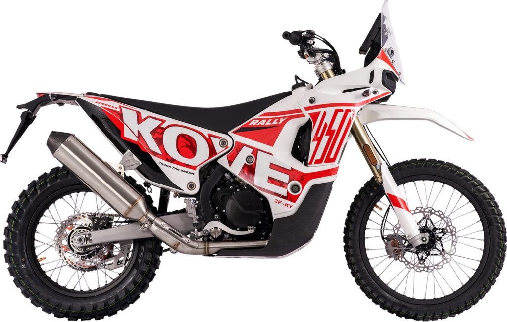 Experience Adventure with the KOVE 450 Rally High Seat Edition