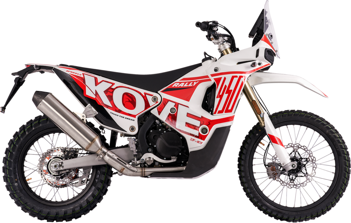 Experience Adventure with the KOVE 450 Rally High Seat Edition